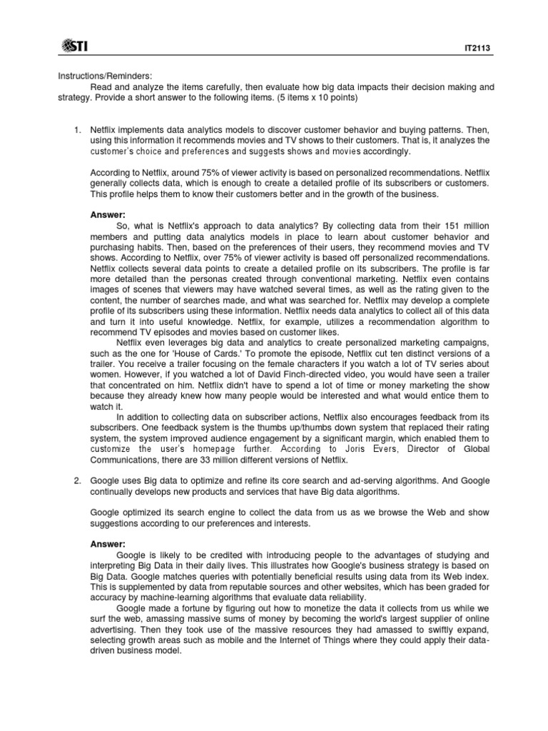 02 Task Performance 1-JMBM | PDF | Linked In | Netflix