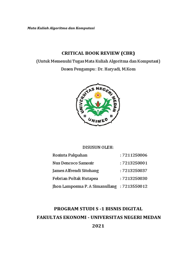 Critical Book Review-1 | PDF