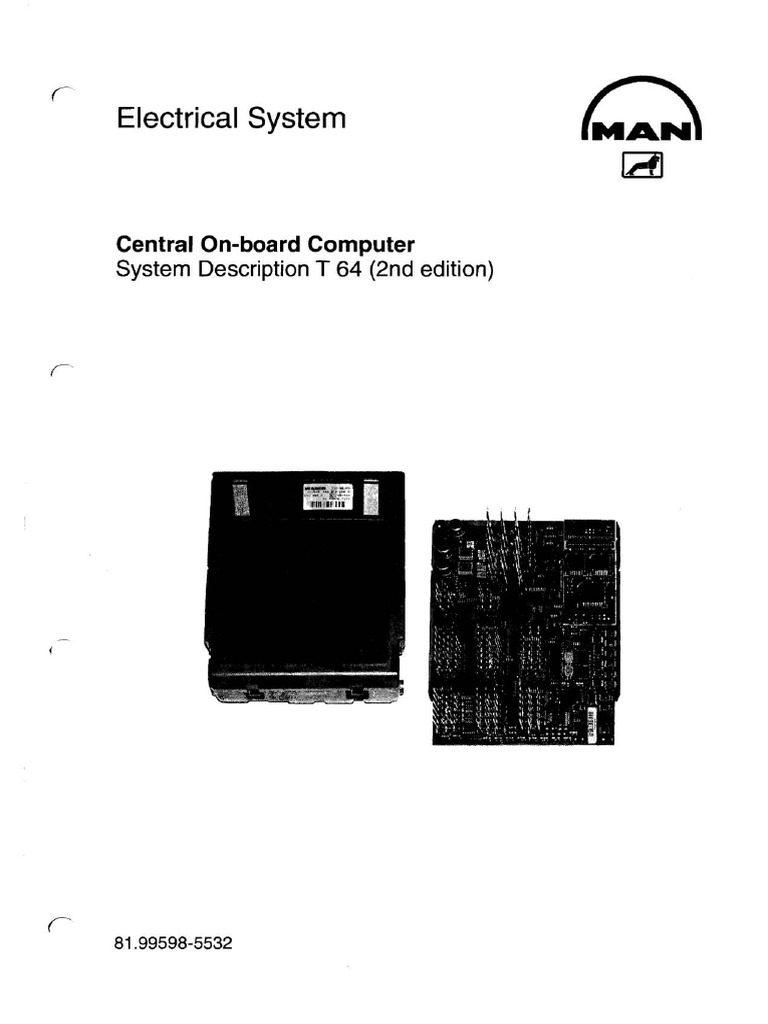 Man Truck Central On-Board Computer System Description T 64 2nd Edition ...