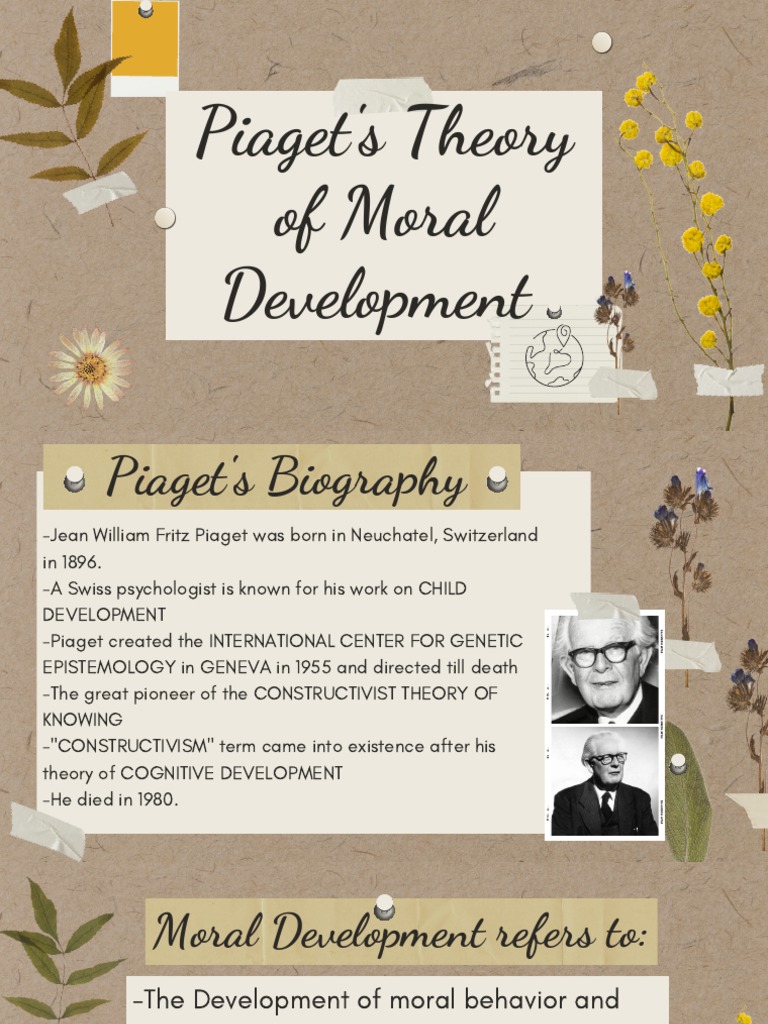 Piaget's Theory of Moral Development | PDF | Morality | Constructivism ...