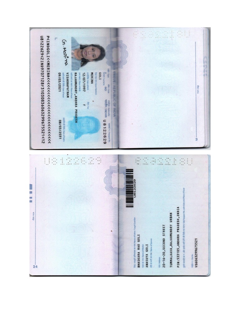 Passport Datapage | PDF