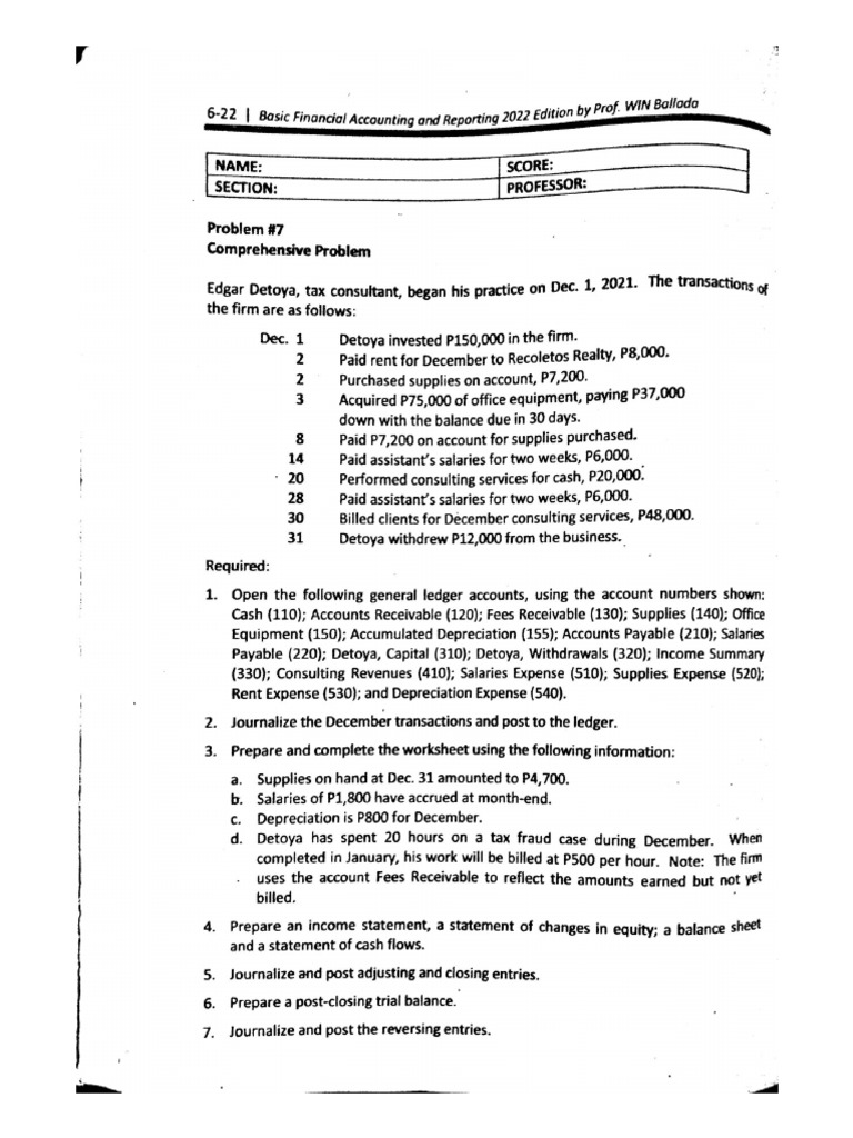 Basic Financial Accounting and Reporting 2022 Edition by Prof. WIN ...