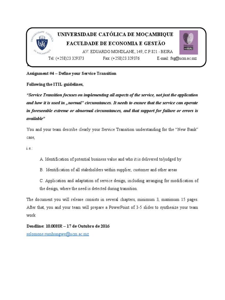 Assignment 4 ITSM | PDF