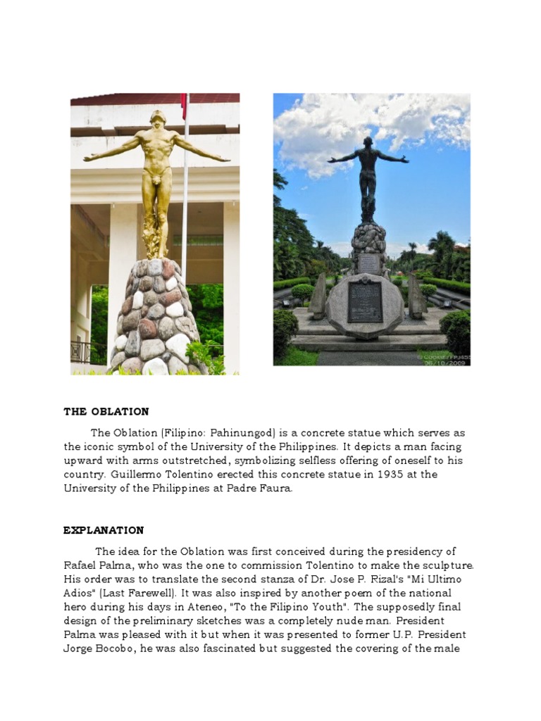 The Oblation: UP's Iconic Statue | PDF | History