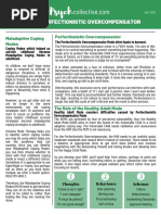 ACT Case Formulation Template v2.0 | PDF | Thought | Self