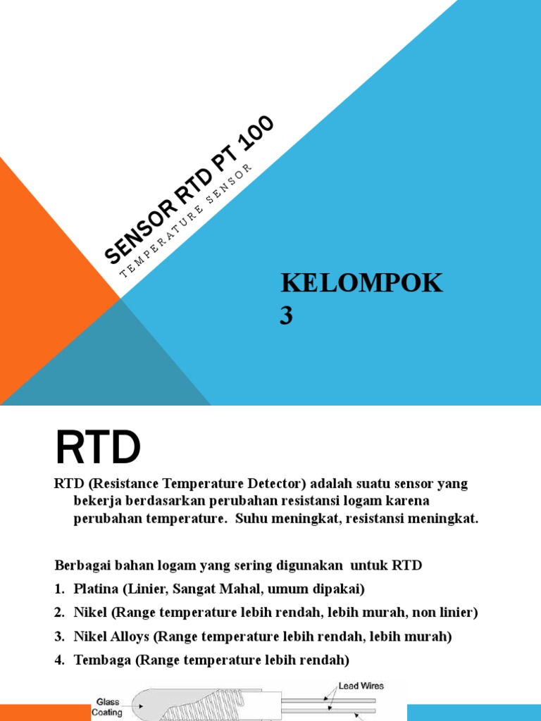 Sensor RTD PT 100 | PDF