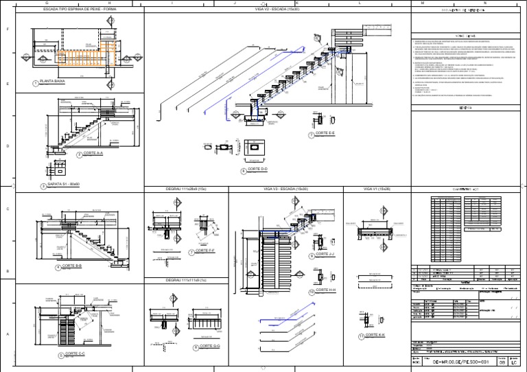 Projeto-Escada E.P. R0B | PDF