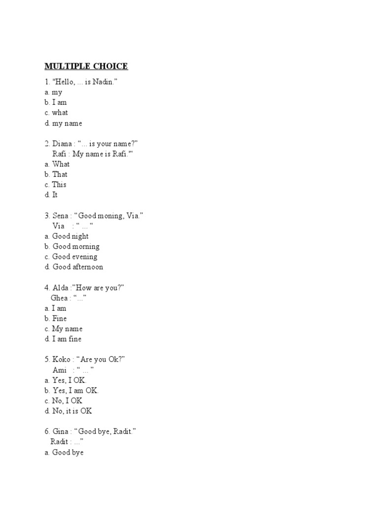 Introduction Is An Expression of Introduction To Know One | PDF