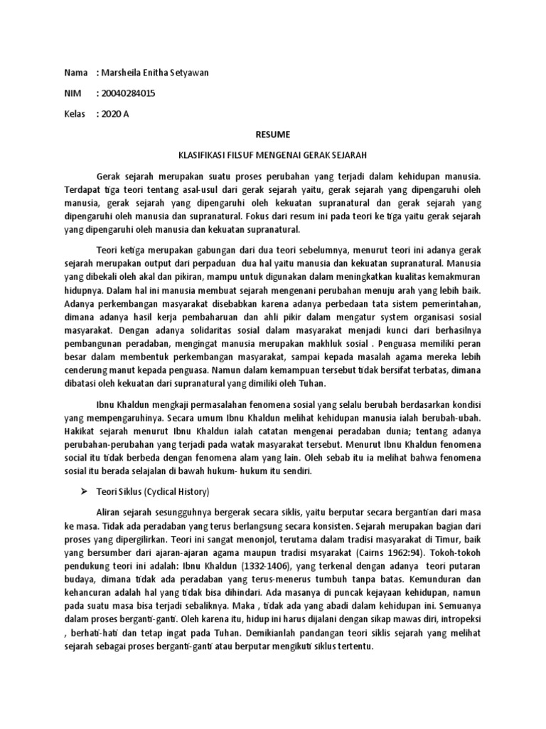 015 - Marsheila Enitha Setyawan (Tgs Resume) | PDF