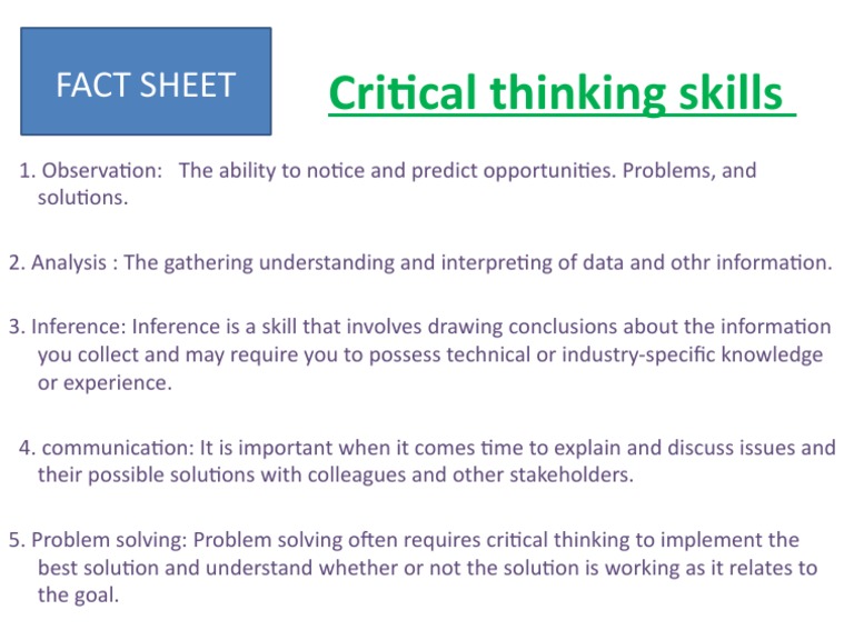 Critical Thinking Essentials | PDF