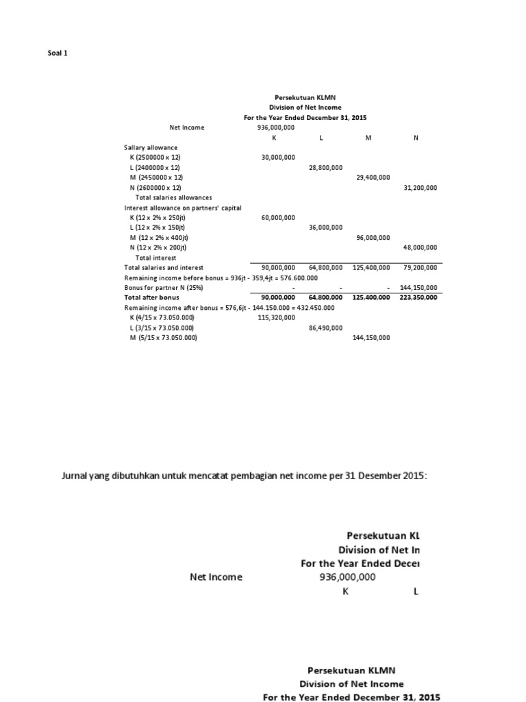 Kuis Pertemuan 3 AKL | PDF | Salary | Business Economics