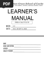 Pre-Calculus Quarter 1 - Module 4: Ellipses and Hyperbolas | PDF ...