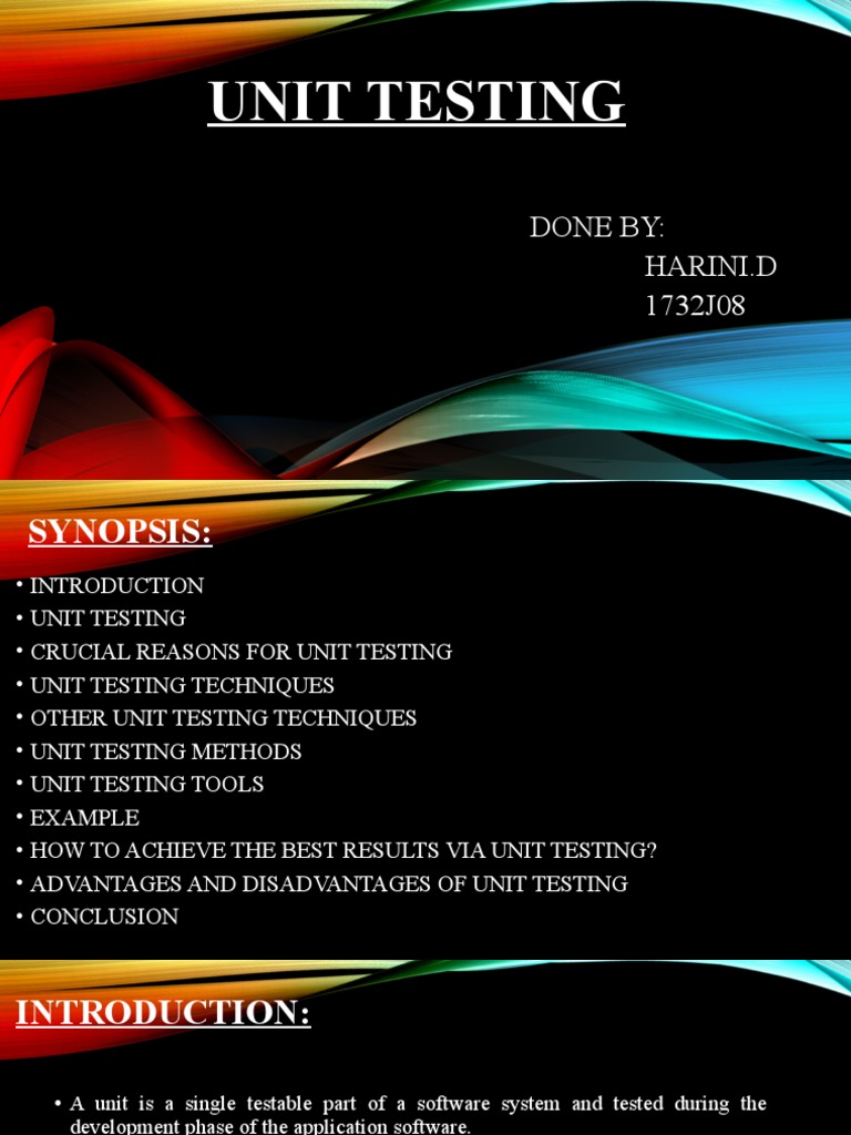 Unit Testing | PDF | Software Testing | Unit Testing
