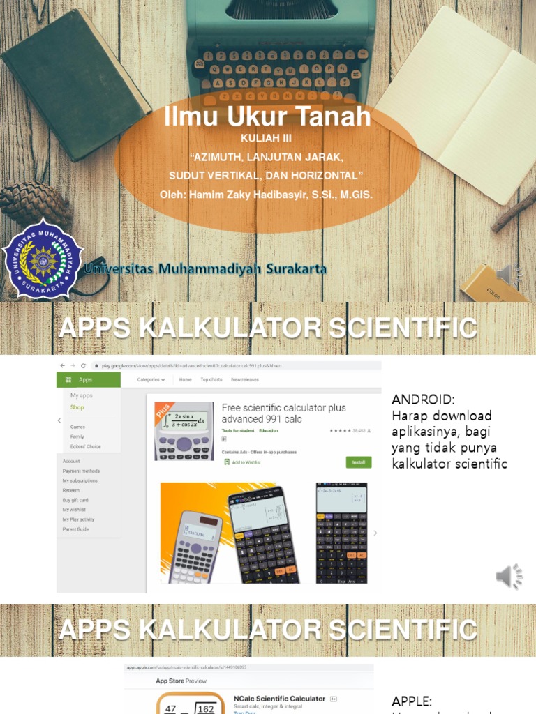 IUT 3 (PPT) - Azimuth, Lanjutan Jarak, Dan Sudut Vertikal | PDF