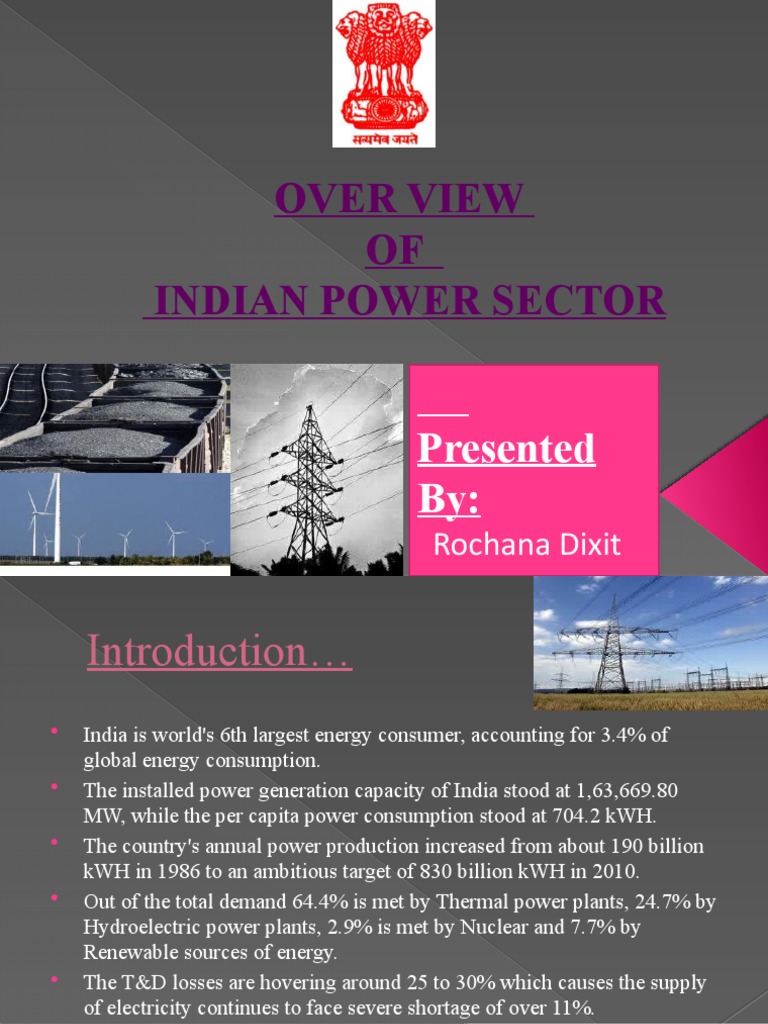 Overview of Power Sector | PDF | Solar Power | Sustainable Energy