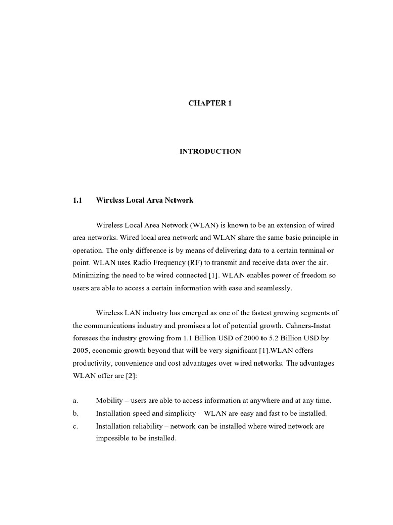 Understanding Wireless Local Area Networks: A Technical Introduction to ...