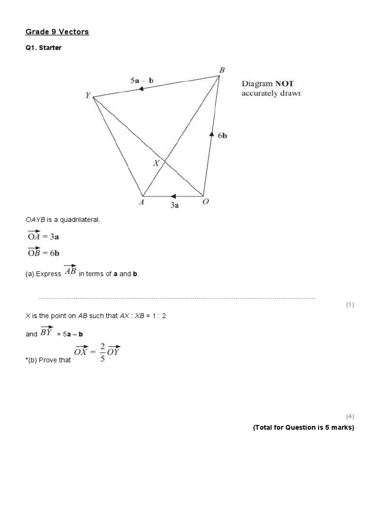 Vectors Questions | PDF | Analytic Geometry | Geometry