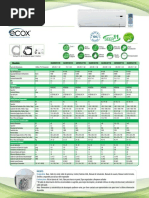 Medidas de Minisplit y Especificaciones | PDF