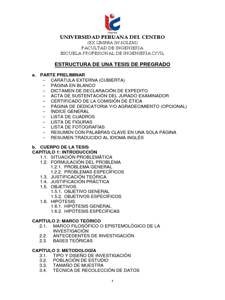 Formato de Tesis Upecen 2 | PDF