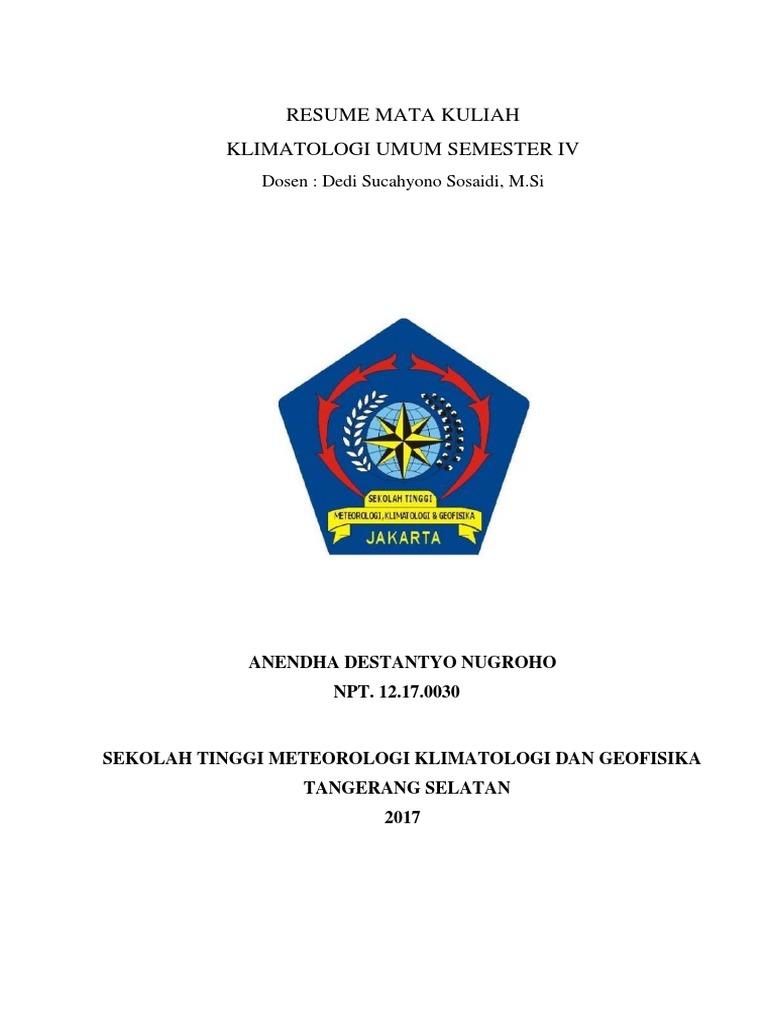 Resume Mata Kuliah | PDF