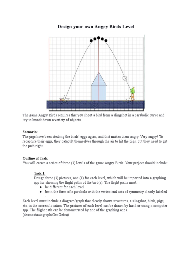 Design Your Own Angry Birds Level | PDF | Mathematics