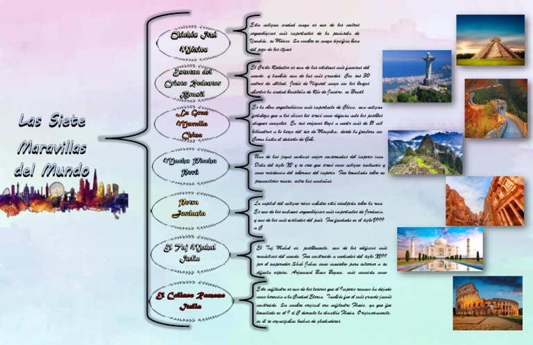 Un recorrido por las Siete Maravillas del Mundo | PDF