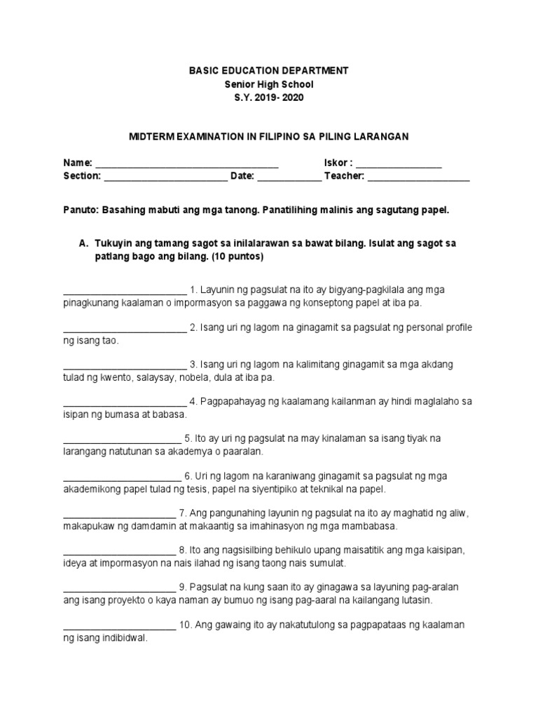 Filsala Midterm | PDF