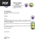 Letter Request For Form-137 Sample | PDF | Social Science | Cooking ...