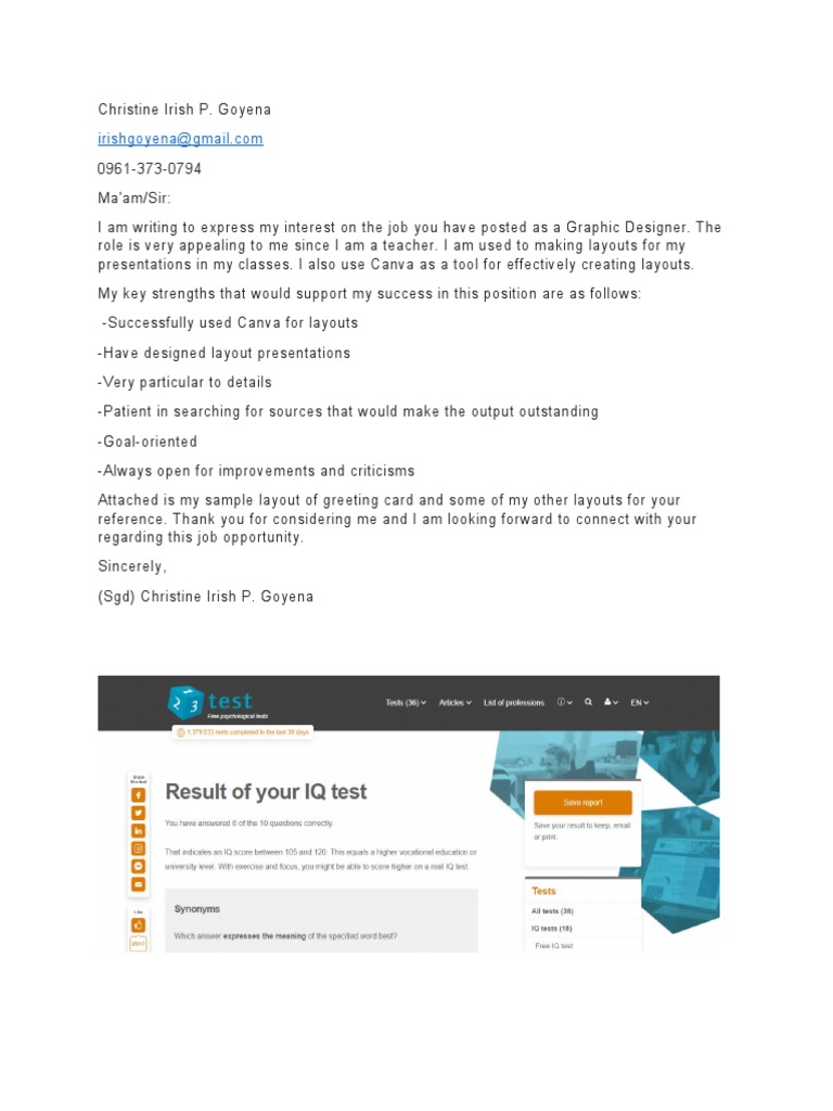 Cover Letter XCXCX | PDF | Popular Culture & Media Studies | Social Media