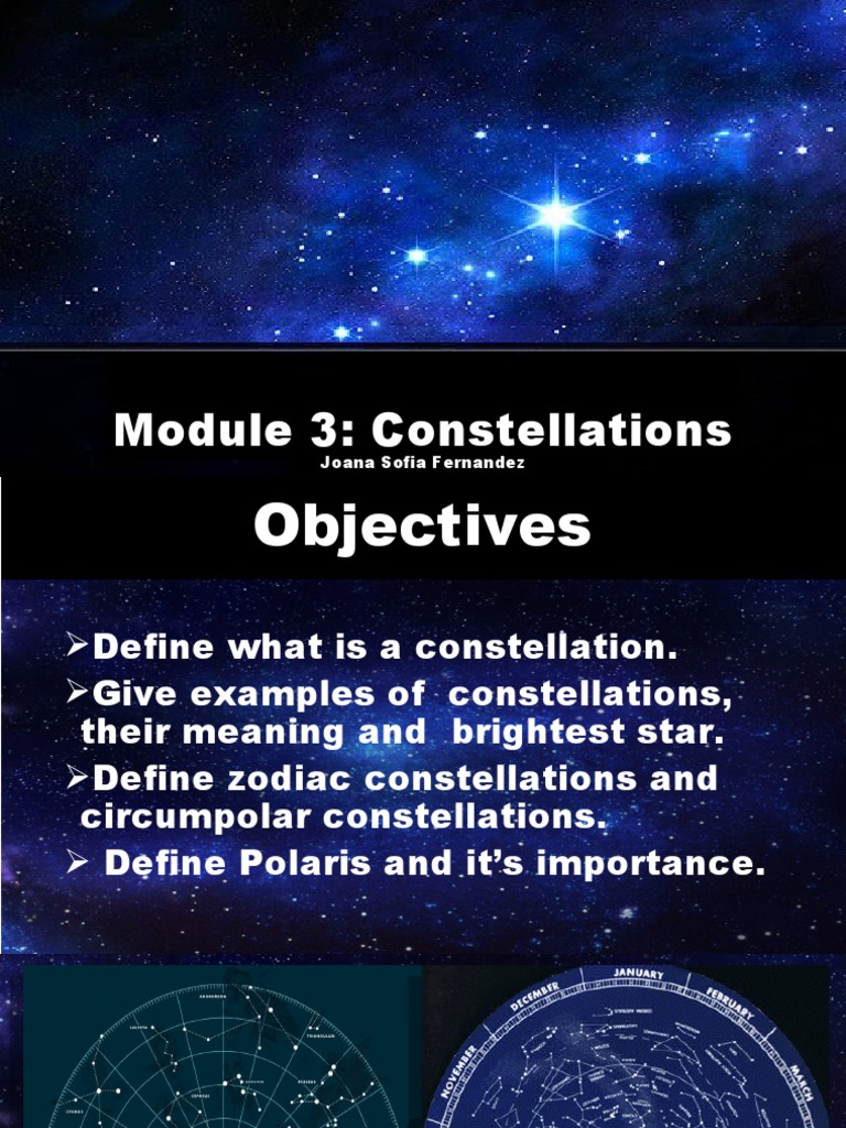 Module 3: Constellations: Joana Sofia Fernandez | PDF | Constellation | Zodiac