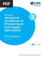 Cips Level 4 Diploma in Procurement and Supply | PDF | Procurement ...