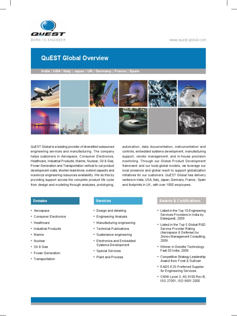 QuEST Global Overview | PDF