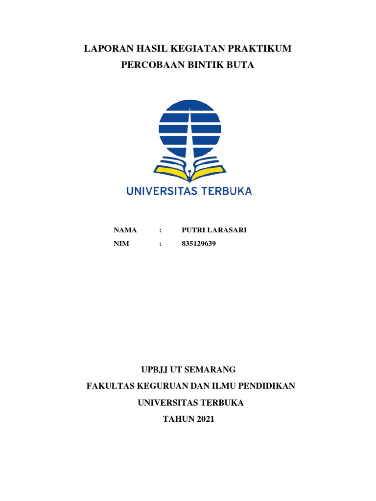 Praktikum Bintik Buta: Hasil dan Analisis | PDF | Metode & Bahan Ajar ...
