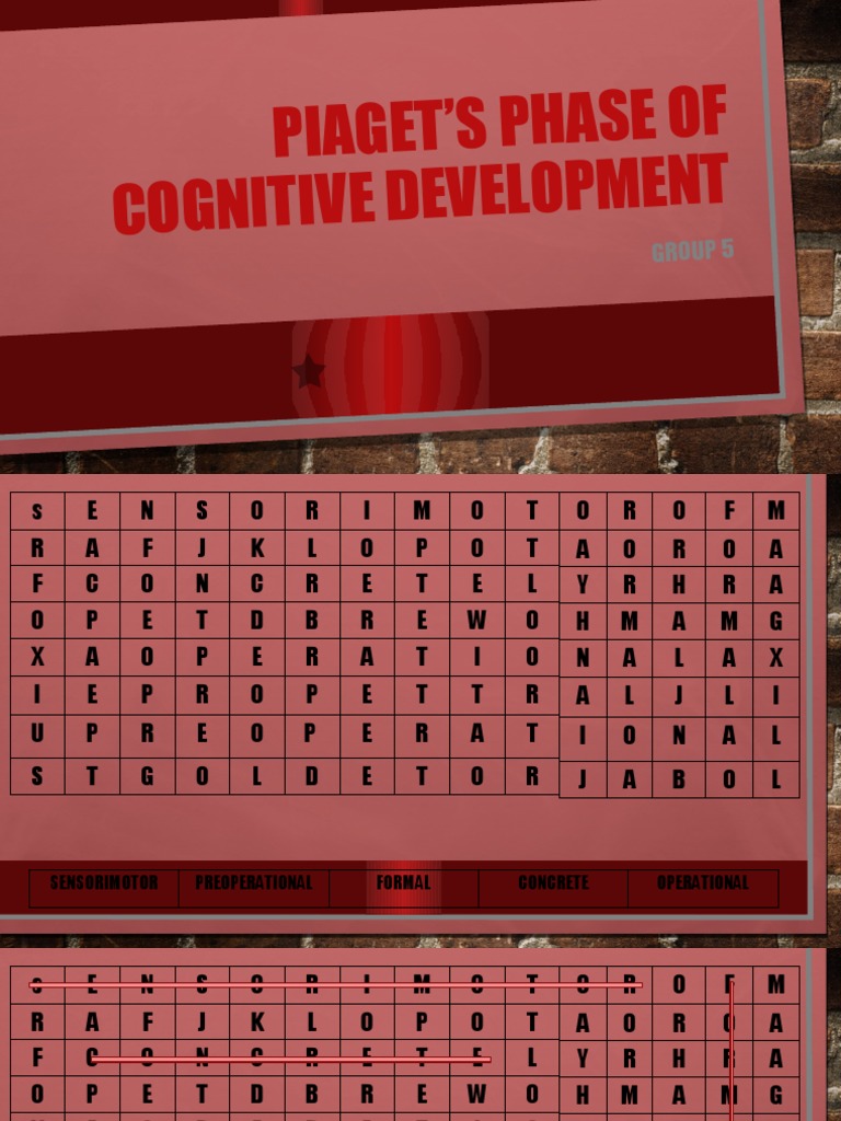 Piaget Phase of Cognitive Development | PDF | Behavioural Sciences ...