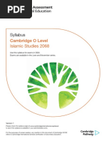 Cambridge o Level Syllabus June 2025 | PDF