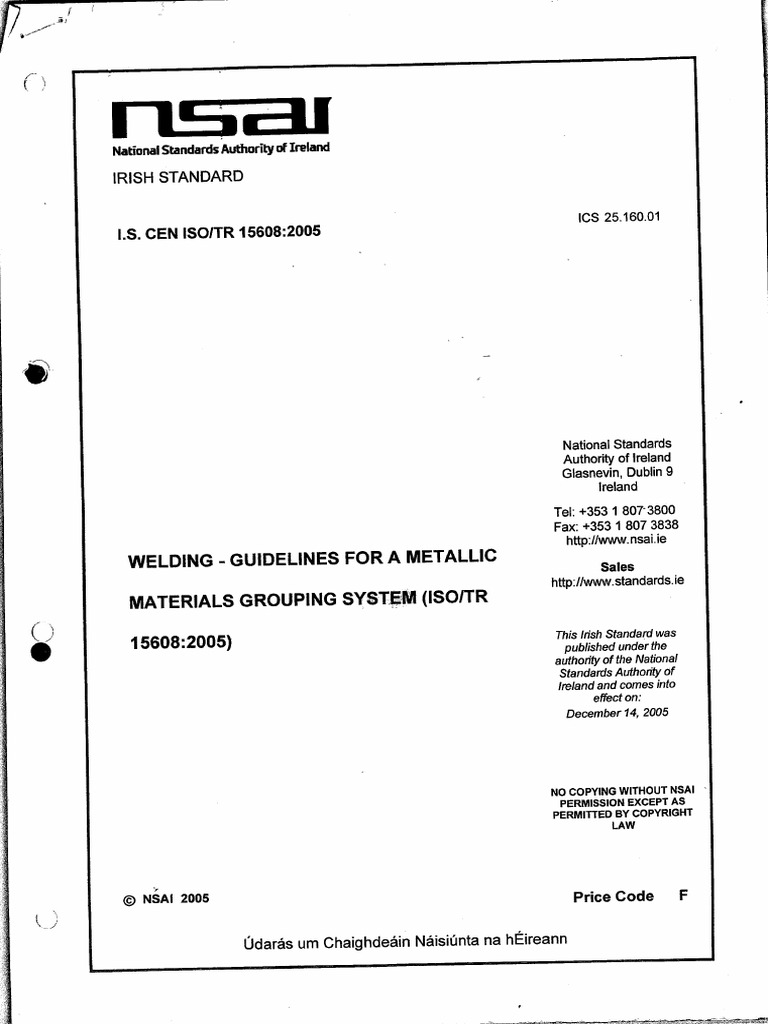 En 15608-2005 | PDF