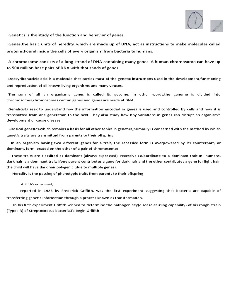Classical Genetic | PDF | Gene | Genetics