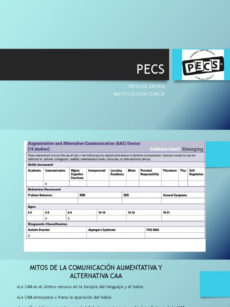 3 Pecs | PDF | Comunicación | Aprendizaje