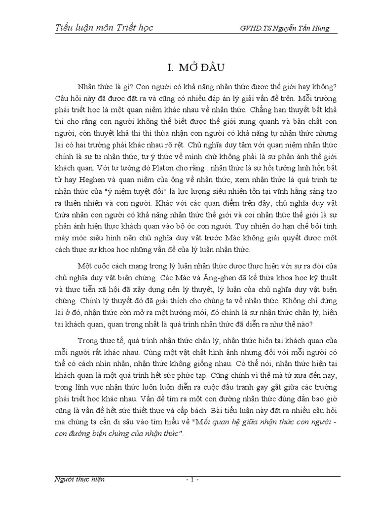 (123doc) - Tieu-Luan-Ve-Nhan-Thuc | PDF