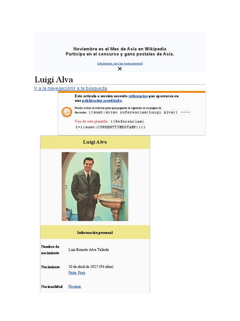 Luigi Alva | PDF | Música vocal | Ópera