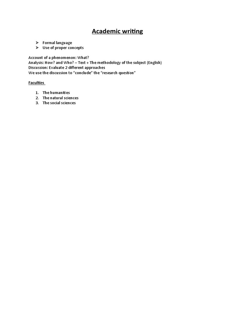 Academic Writing | PDF