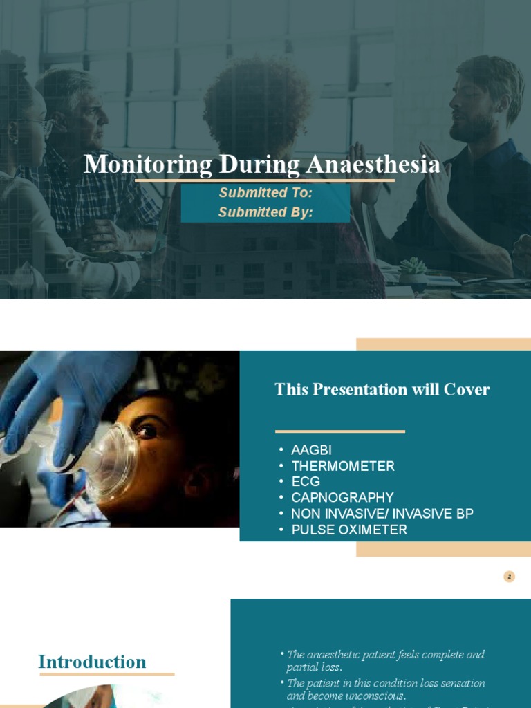 Monitoring During Anaesthesia | PDF | Anesthesia | Breathing