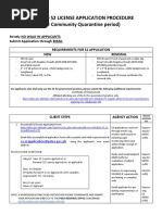 1 Issuance of Dangerous Drugs License S2 License For Medical ...