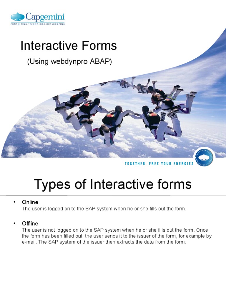 Interactive Forms: (Using Webdynpro ABAP) | PDF | Computing | Computer Science