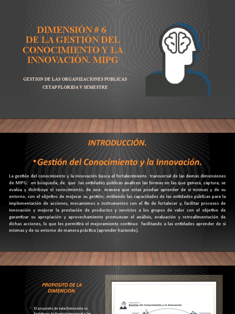 dimensión de la gestión del conocimiento y la | PDF | Conocimiento administrativo | Aprendizaje