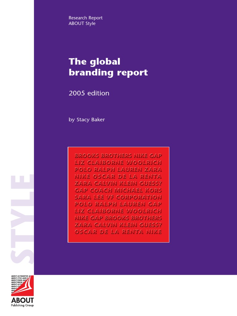 2005 Branding Sample | PDF | Retail | Brand
