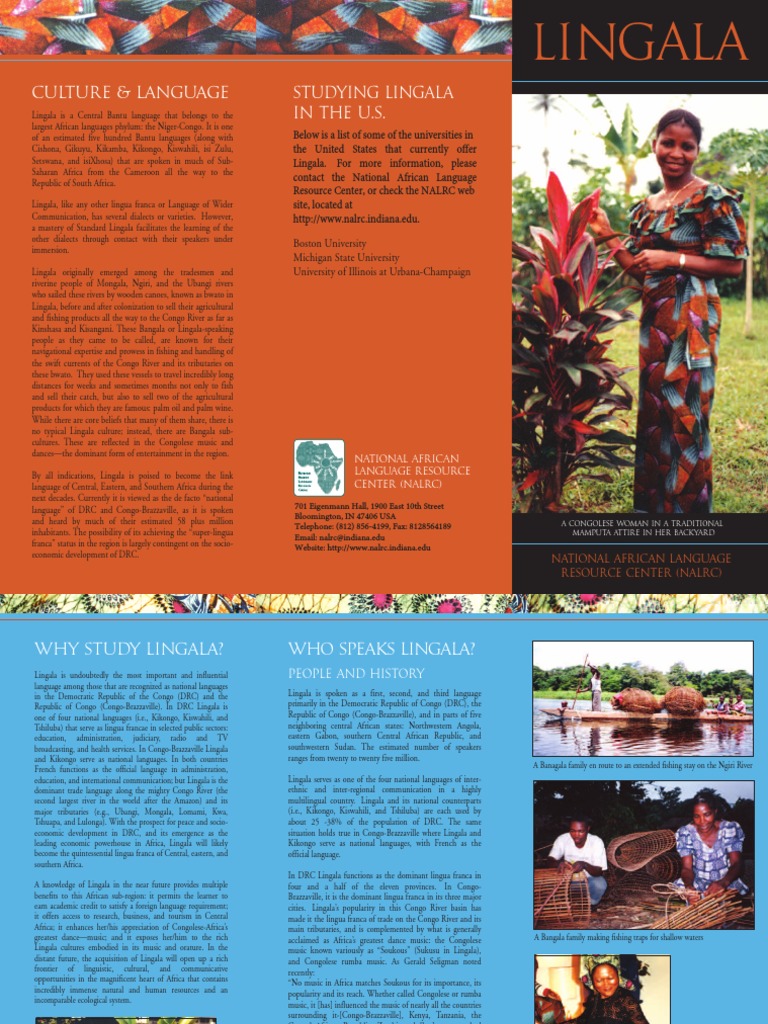 Lingala: Culture & Language | Download Free PDF | Democratic Republic ...