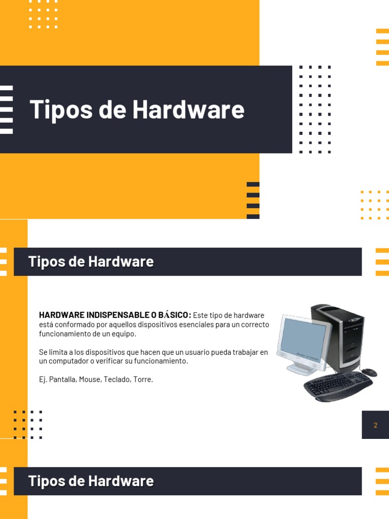 Tipos de Hardware | Descargar gratis PDF | Hardware de la computadora ...