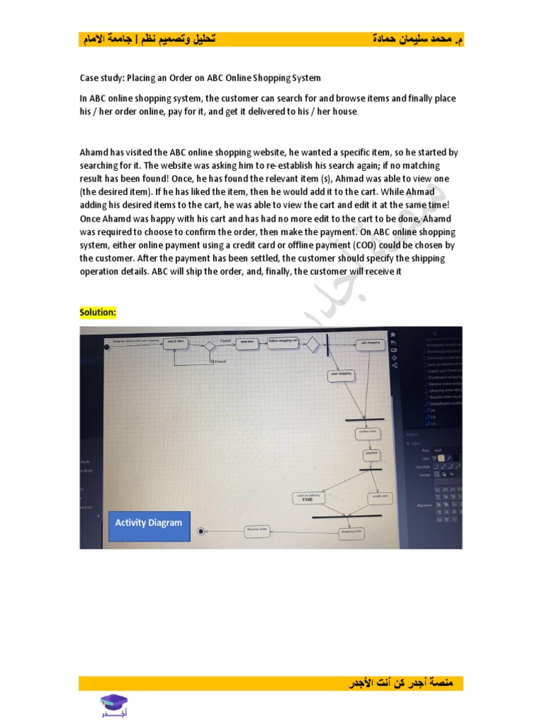 Solution:: Activity Diagram | PDF