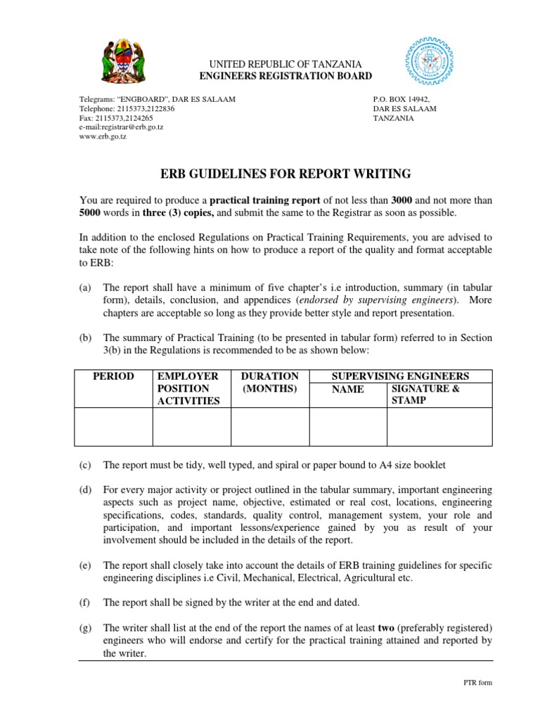 PTR Form-2 | PDF | Engineer